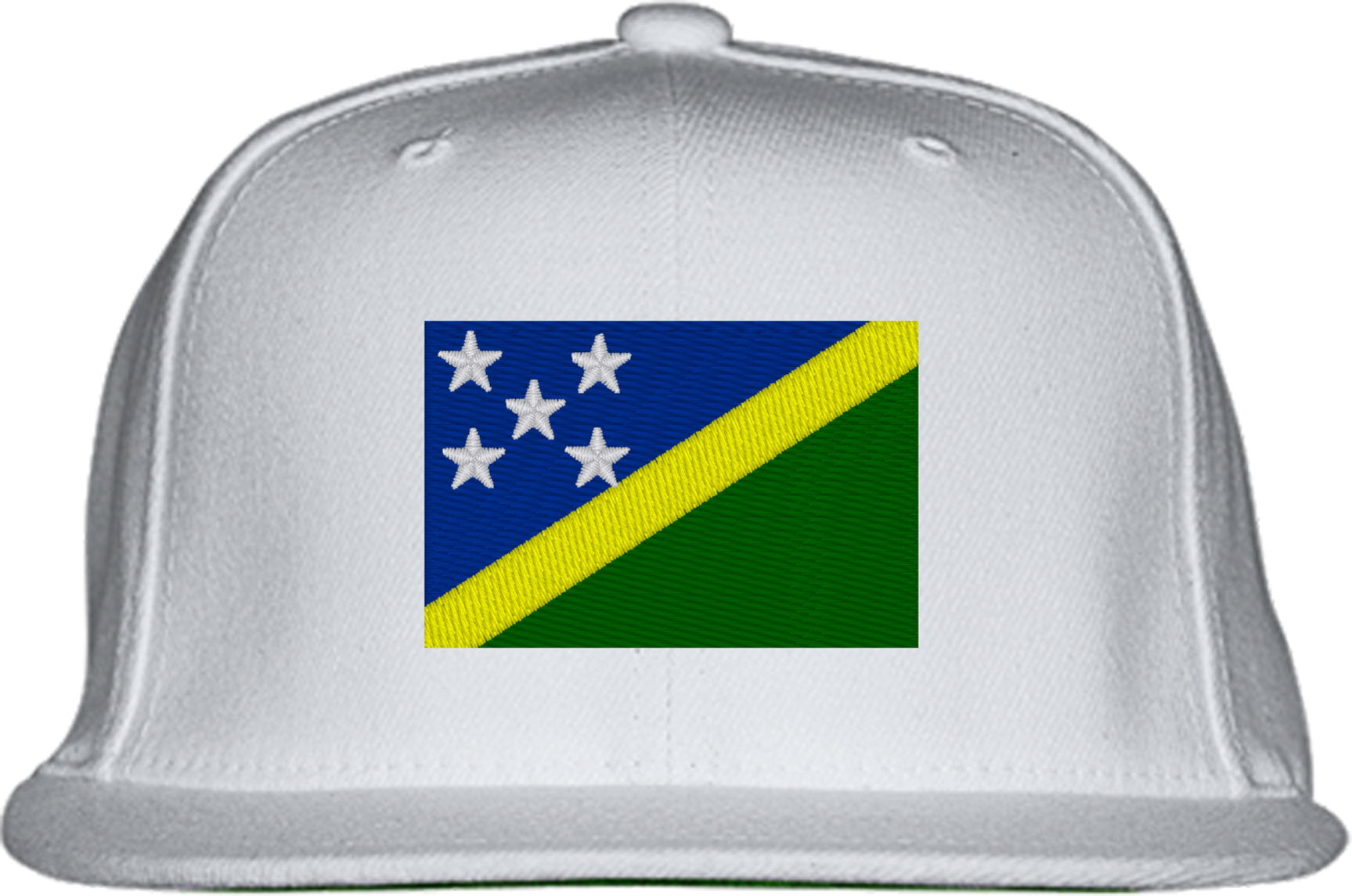 Solomon Islands Flag Snapback Hat