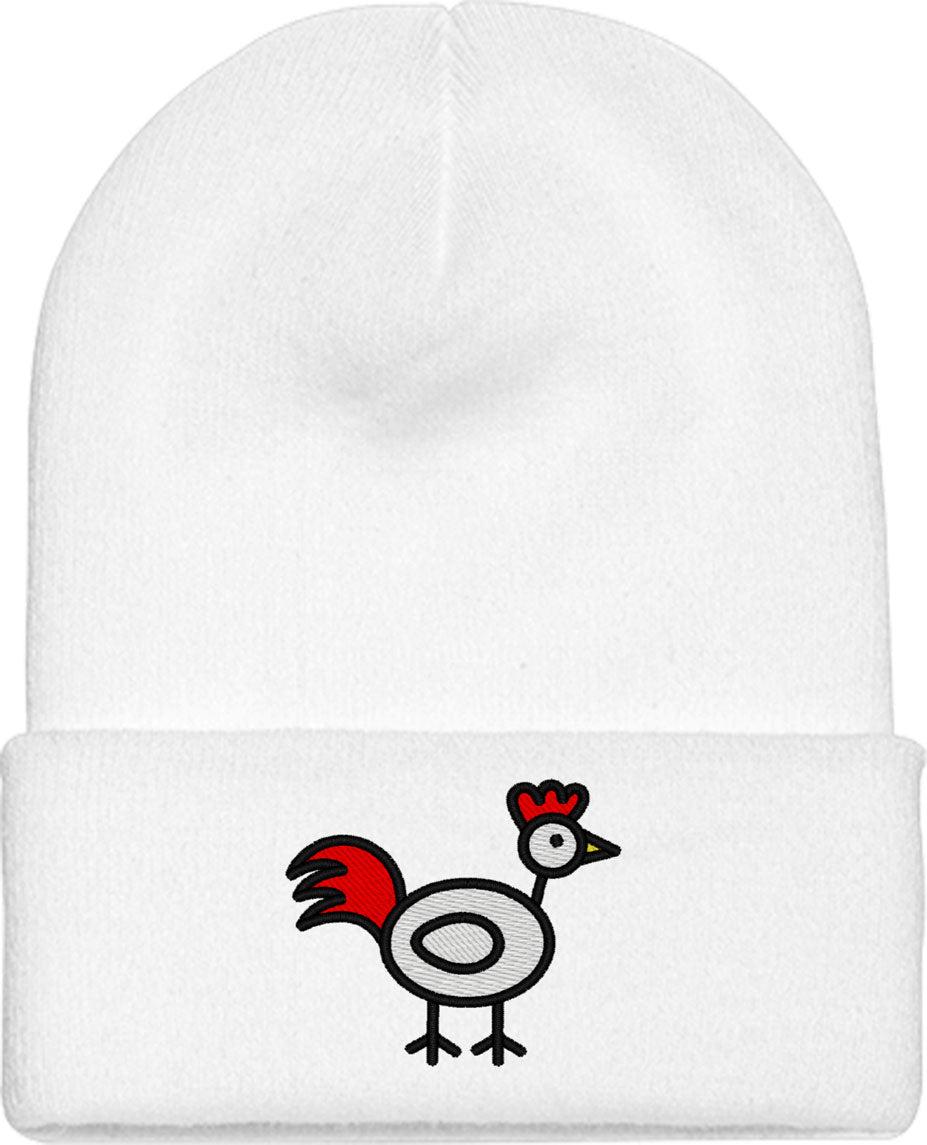Stick Chicken Knit Beanie