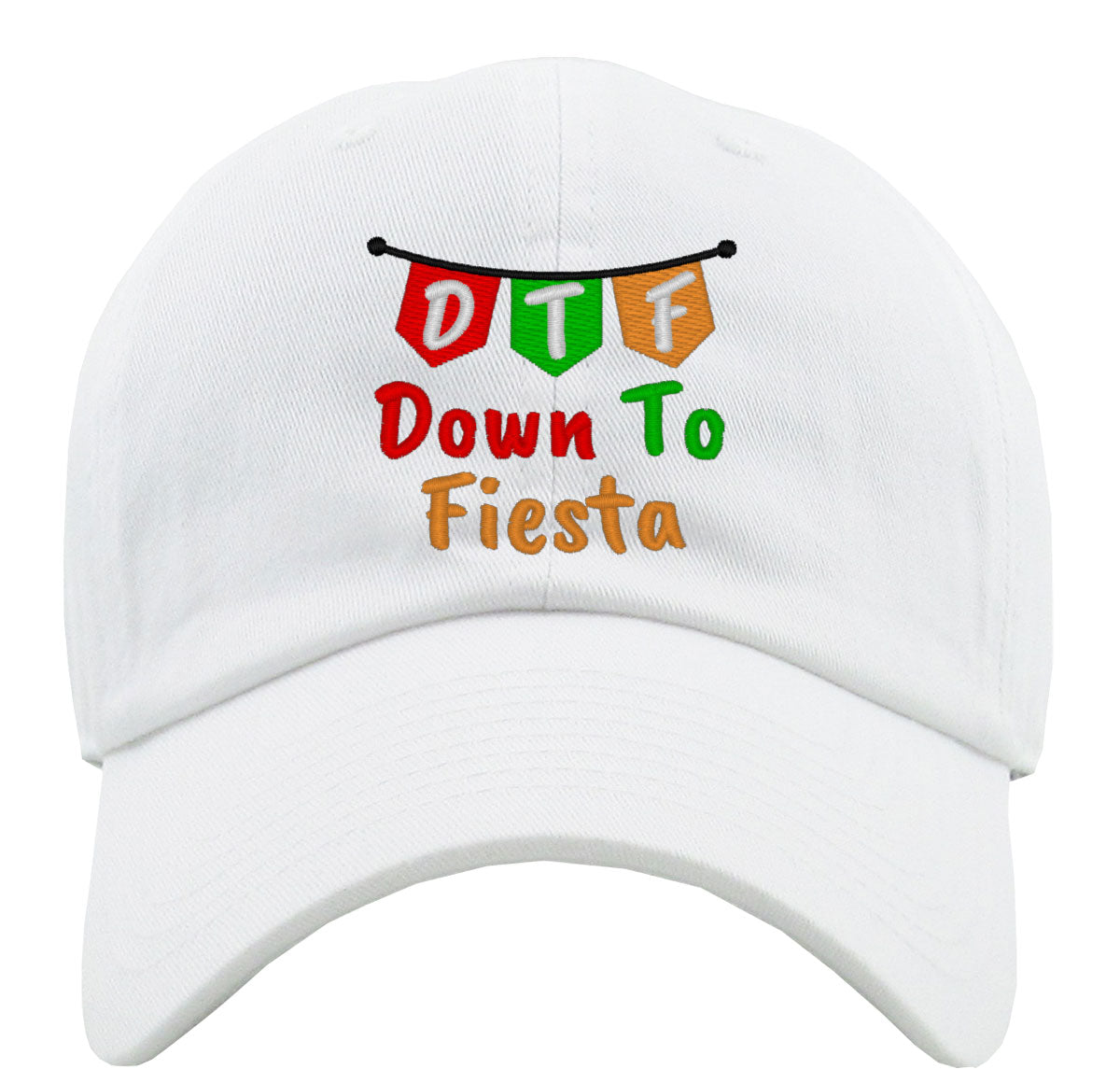 Mexico Symbols DTF Down To Fiesta Premium Baseball Cap