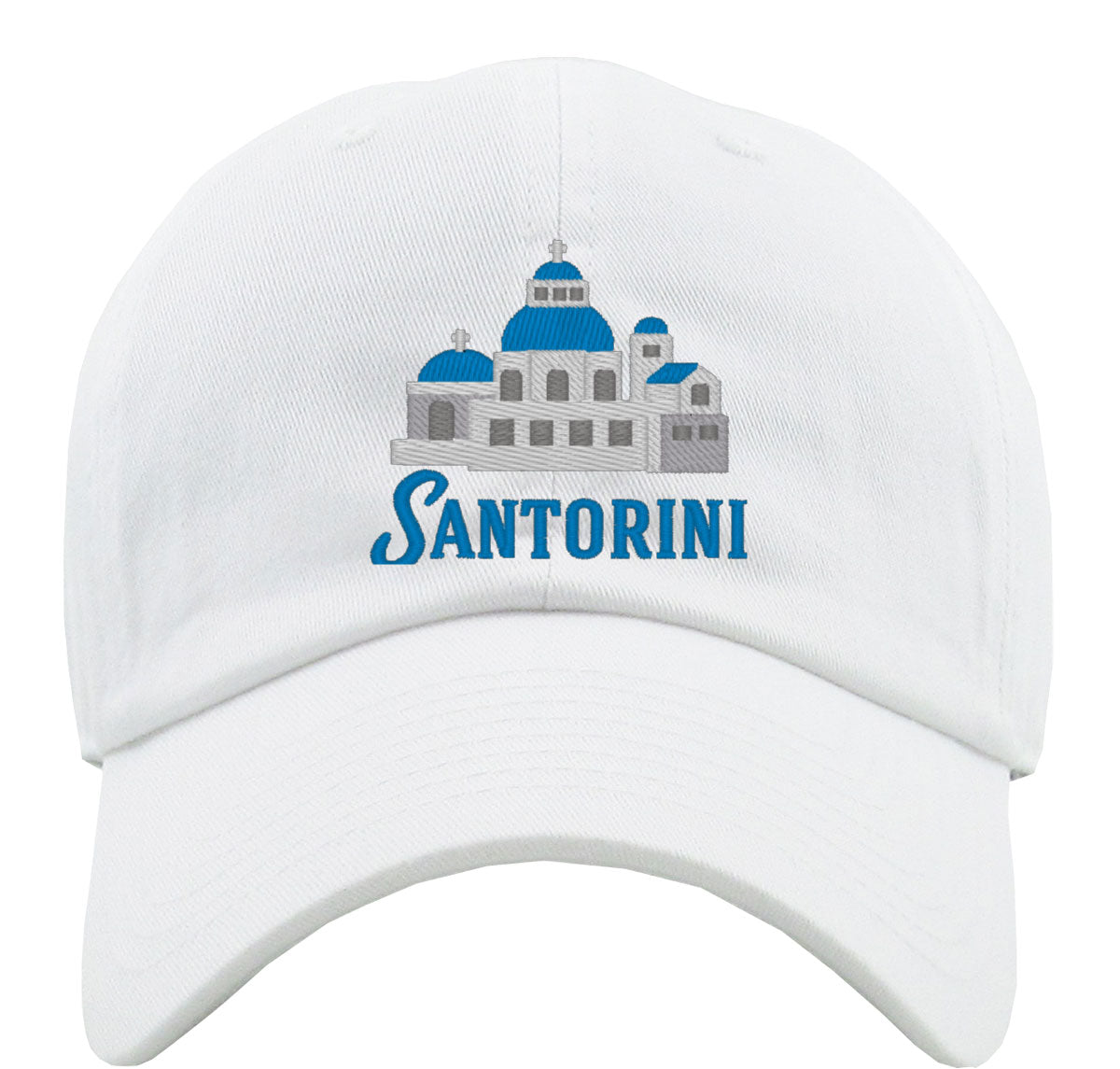 Santorini Greece Premium Baseball Cap