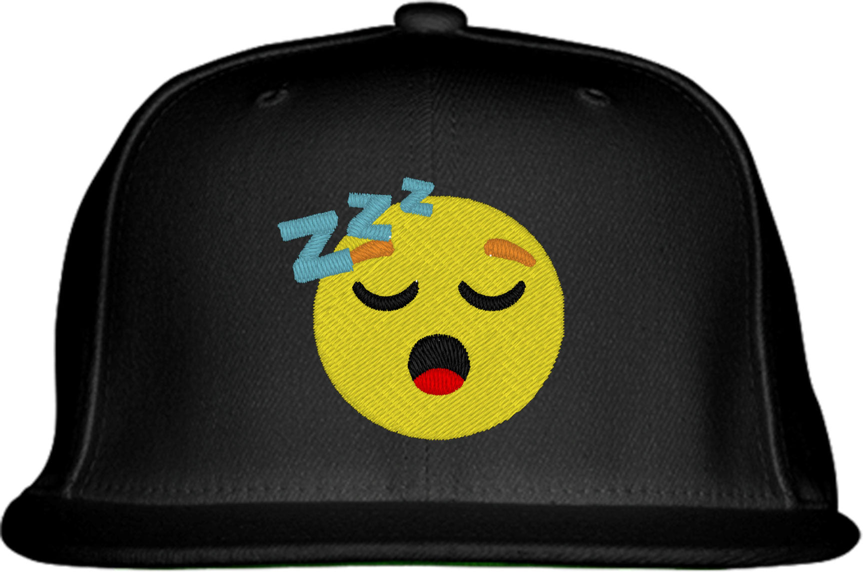 Sleeping Face Emoji Snapback Hat