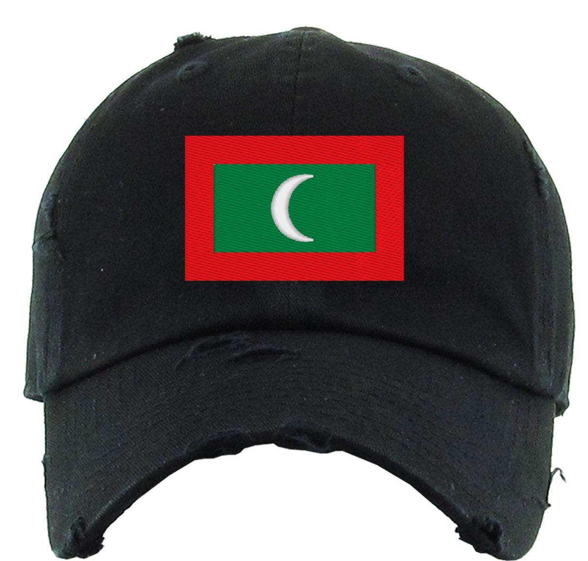 Maldives Flag Vintage Baseball Cap
