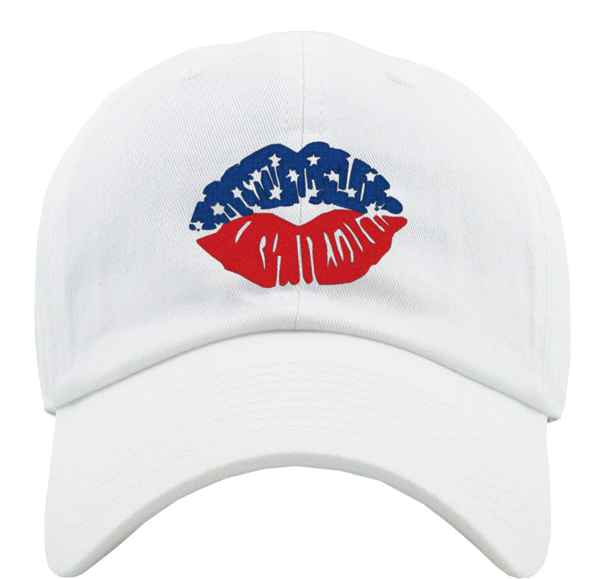 USA American Lips Premium Baseball Cap